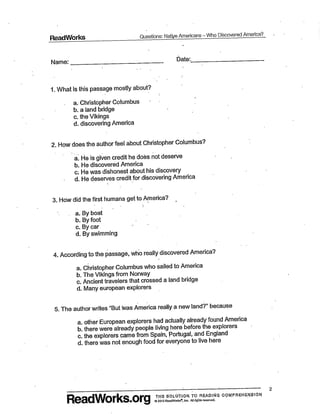 Incoming 4th grade students | PDF