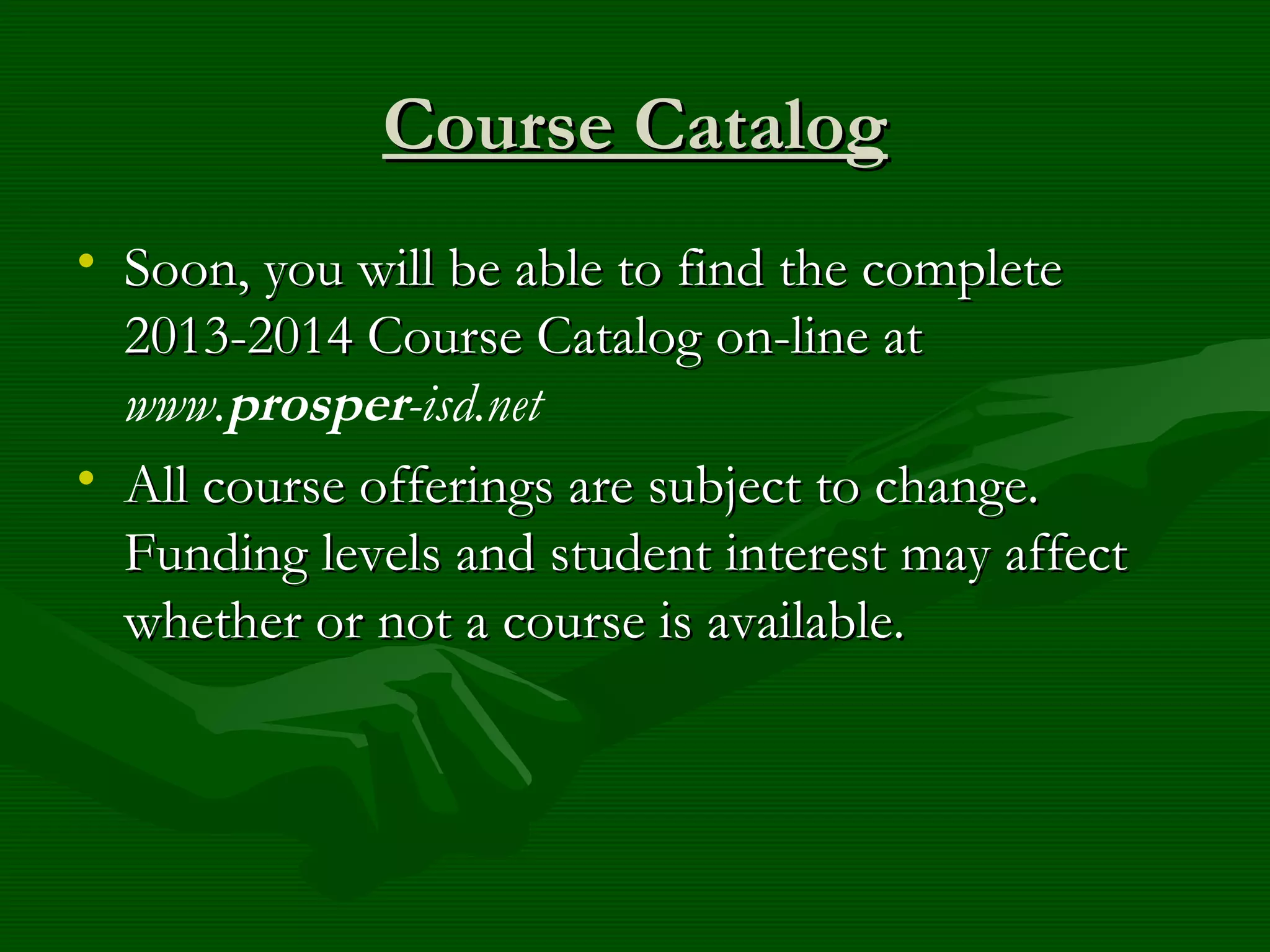 Incoming 9th grade presentation ppt2013 | PPT