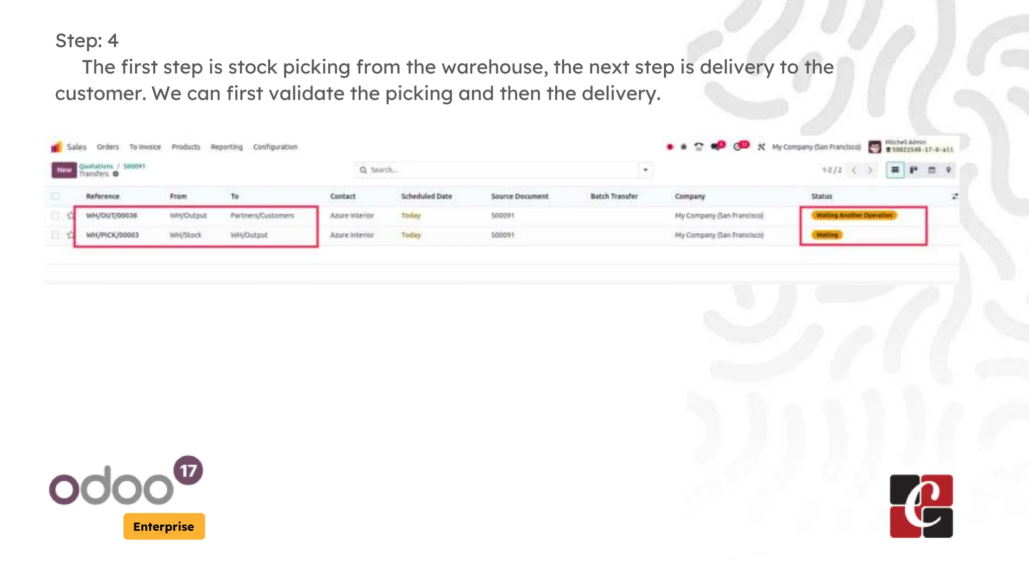 Incoming and Outgoing Shipments in 2 STEPS Using Odoo 17 | PPTX
