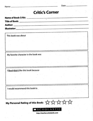 Incoming fifth grade students | PDF