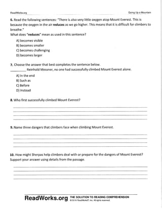 Incoming grade4summerpacket | PDF