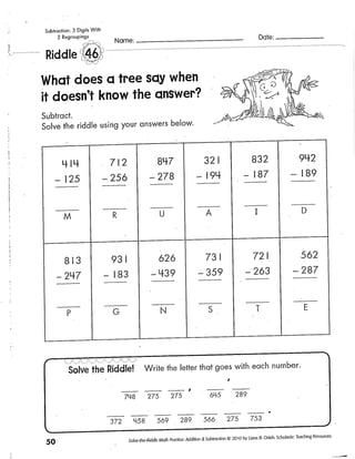 Incoming third grade students | PDF