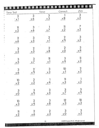 Incoming third grade students | PDF