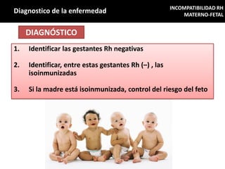 Incompatibilidad rh materno fetal | PDF