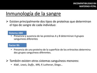 Incompatibilidad rh materno fetal | PDF