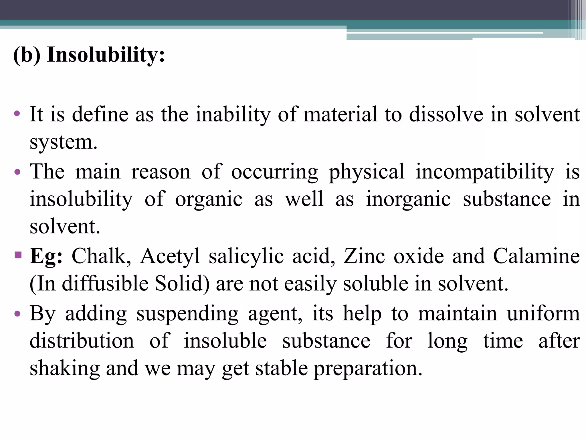 Incompatibilities in prescription | PPTX