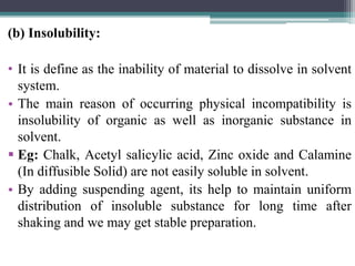 Incompatibilities in prescription | PPTX