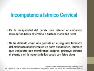 incompetencia_istmico-cervical.pdf | Pregnancy | Reproductive Health