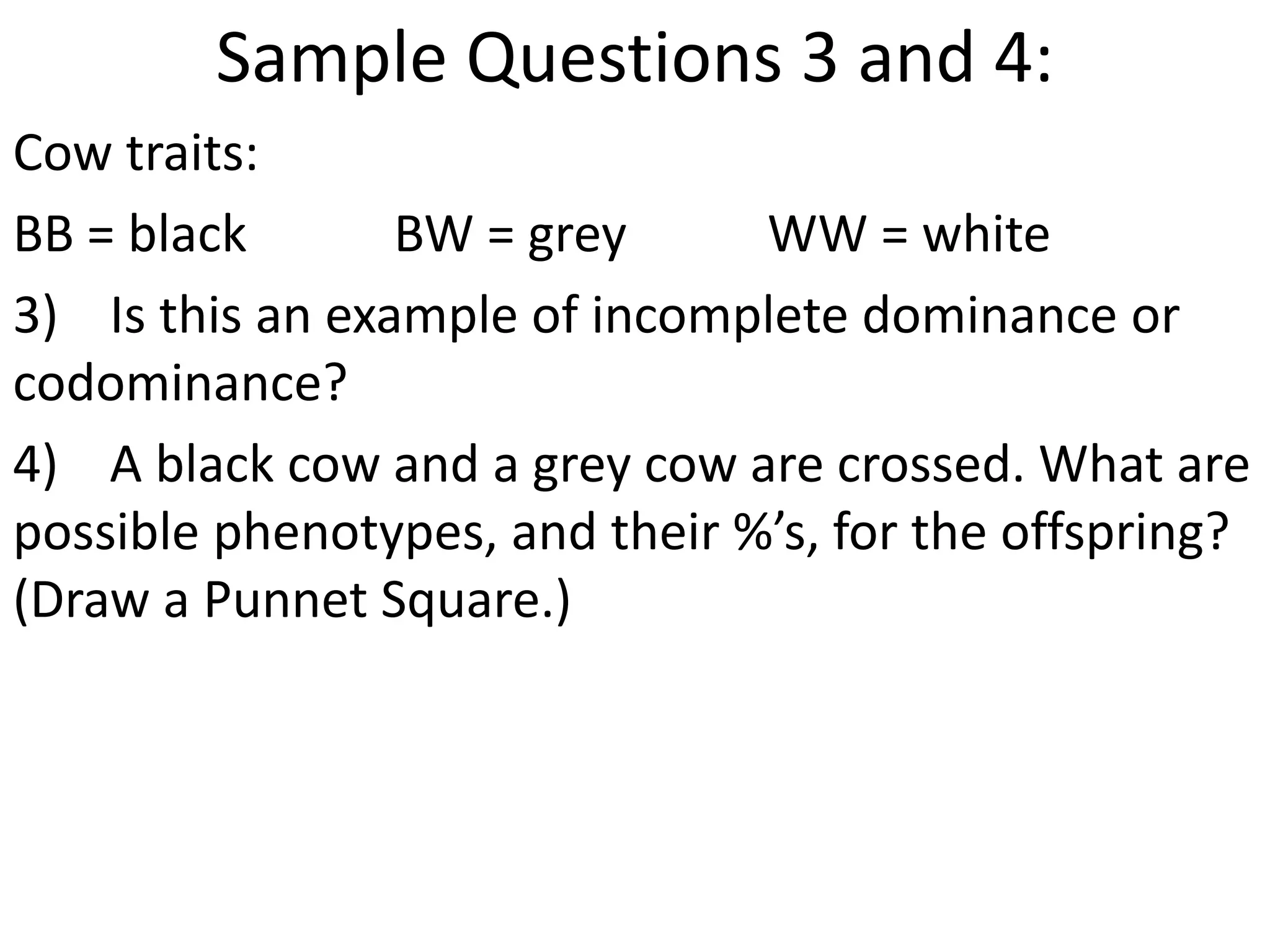 Incomplete and codominance | PPTX