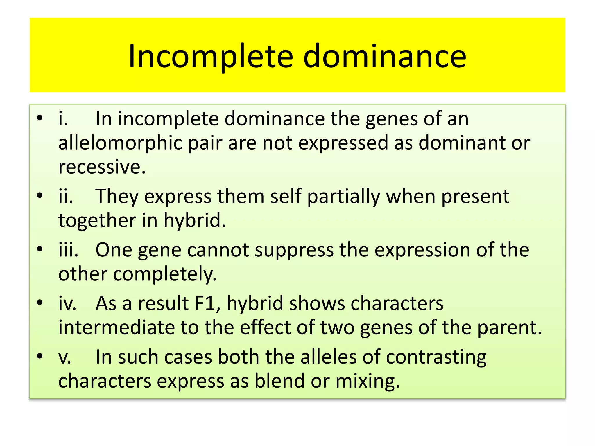 Incomplete dominance | PPTX