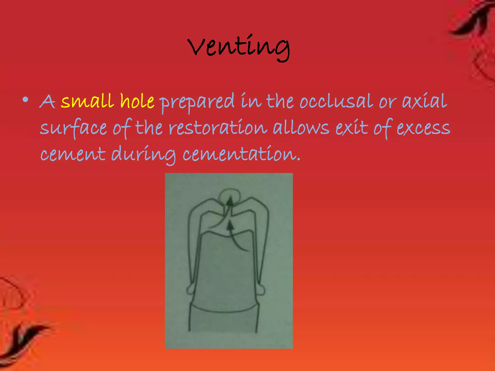 Incomplete seating of cement crowns | PPTX