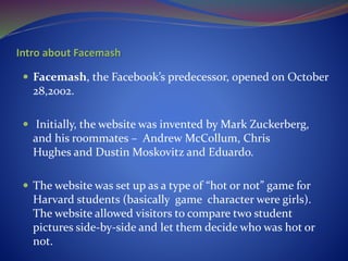 Facebook and Management strategies | PPTX