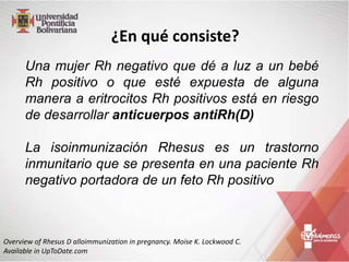 Incompatibilidad Rh | PPTX