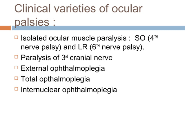 Inconcomitant strabismus types and different tests | PPT