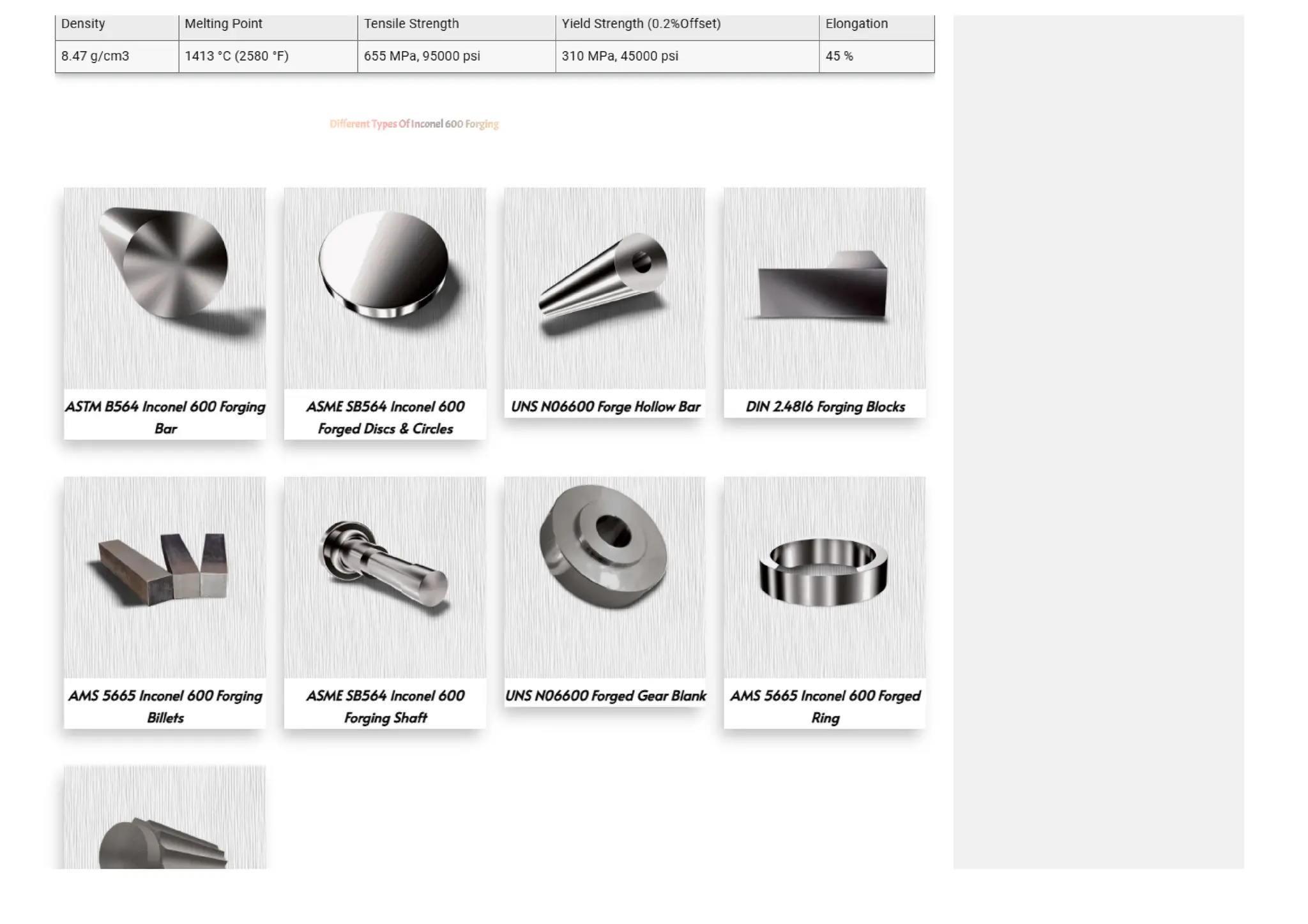 Inconel 600 Forging | Alloy 600 UNS N06600 | Renine Metalloys | PPT