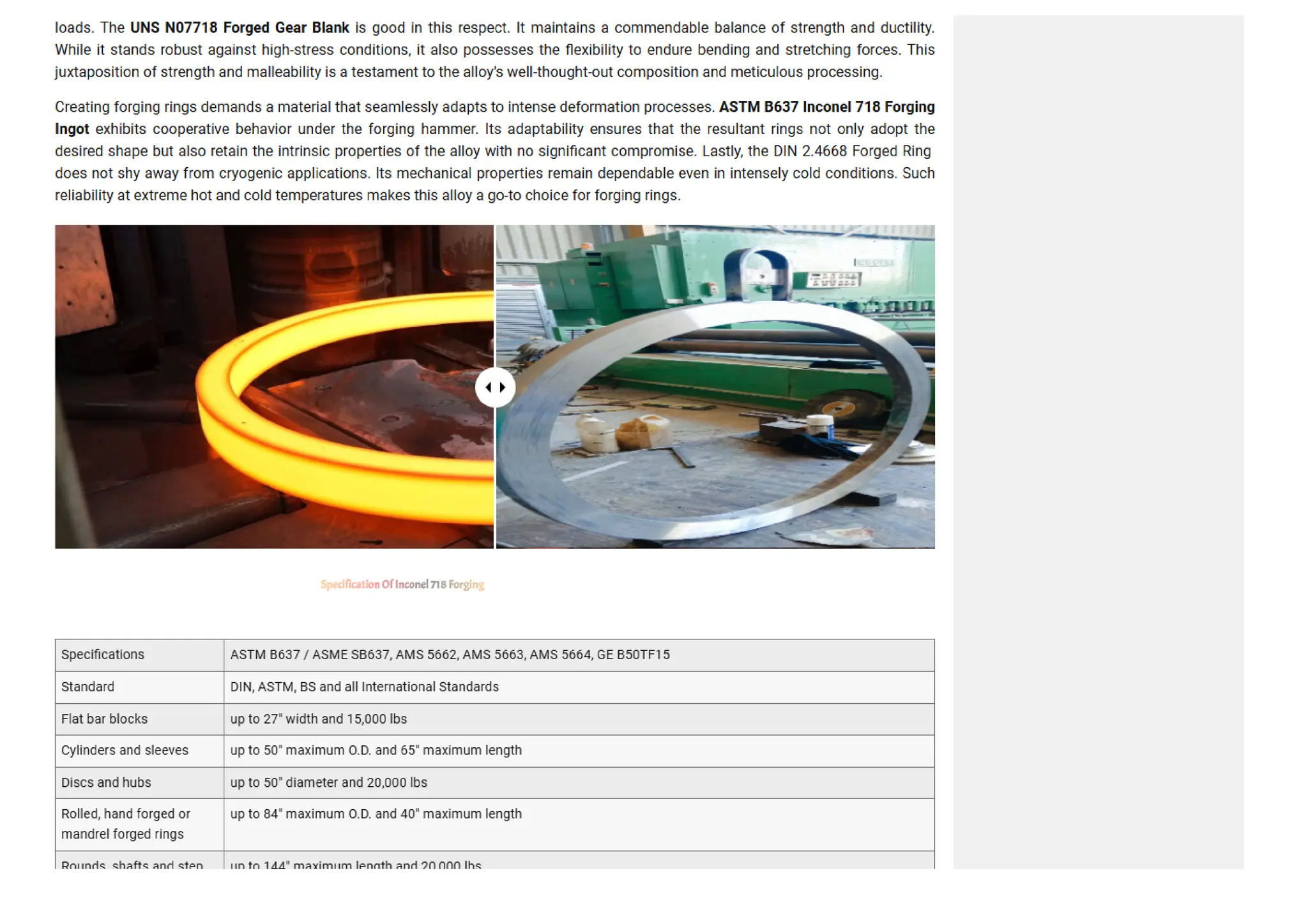 Inconel 718 Forging | Alloy 718 Forging Supplier- Renine Metalloys | PPT
