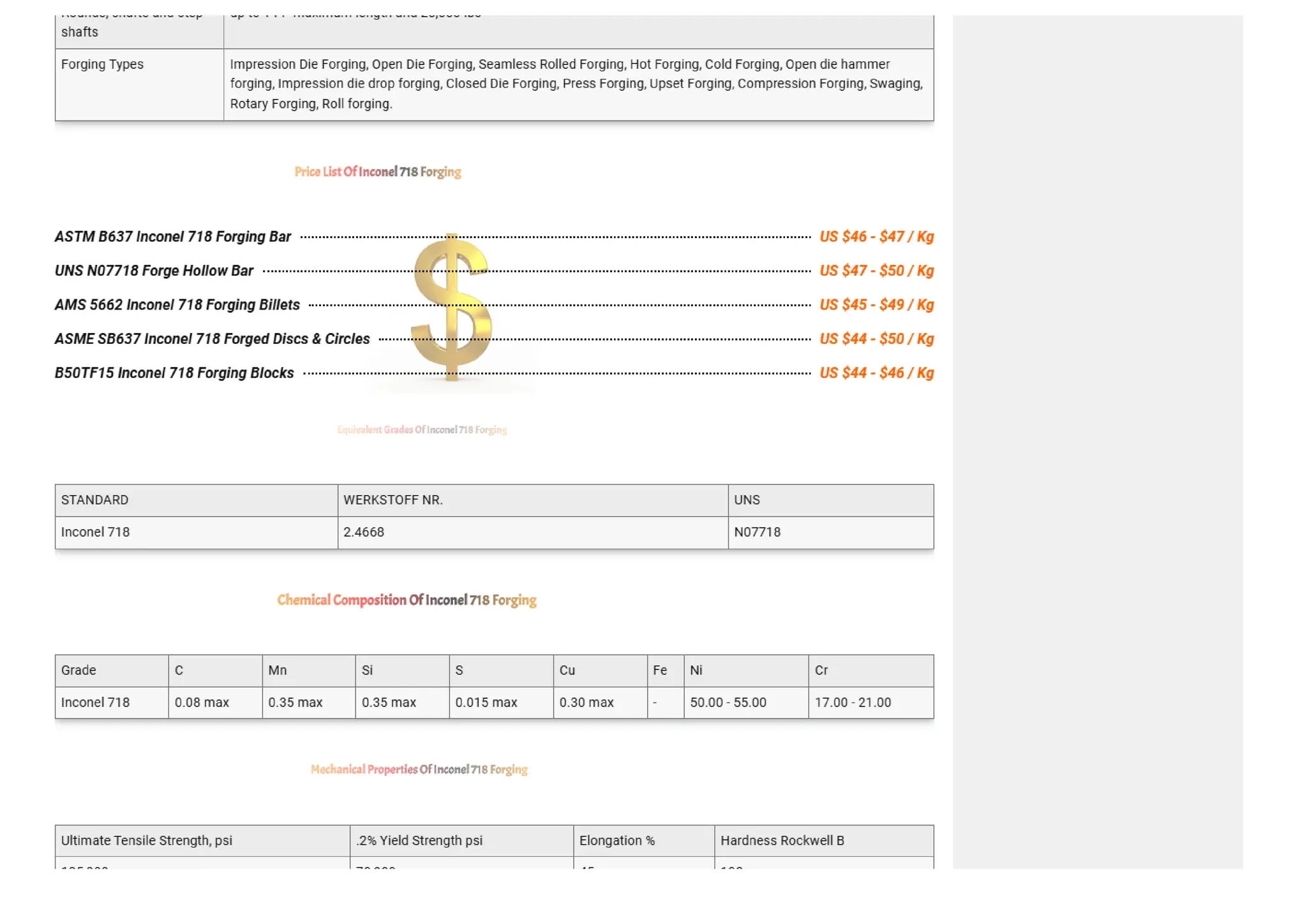 Inconel 718 Forging | Alloy 718 Forging Supplier- Renine Metalloys | PPT