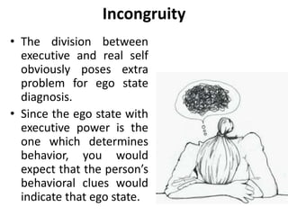 Incongruity (Transactional analysis / TA is an integrative approach to ...