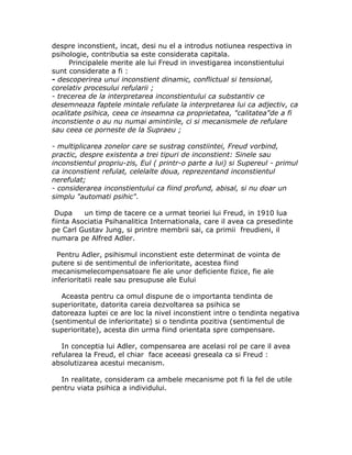 Inconstientul | DOC
