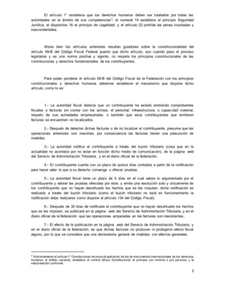 Inconstitucionalidad del artículo 69-B del Código Fiscal de la ...