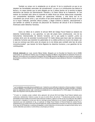 Inconstitucionalidad del artículo 69-B del Código Fiscal de la ...