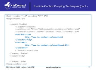 inContext: On Coupling and Sharing Context for Collaborative Teams | PDF