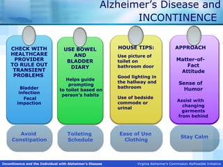 Incontinence and the individual with AD | PPT
