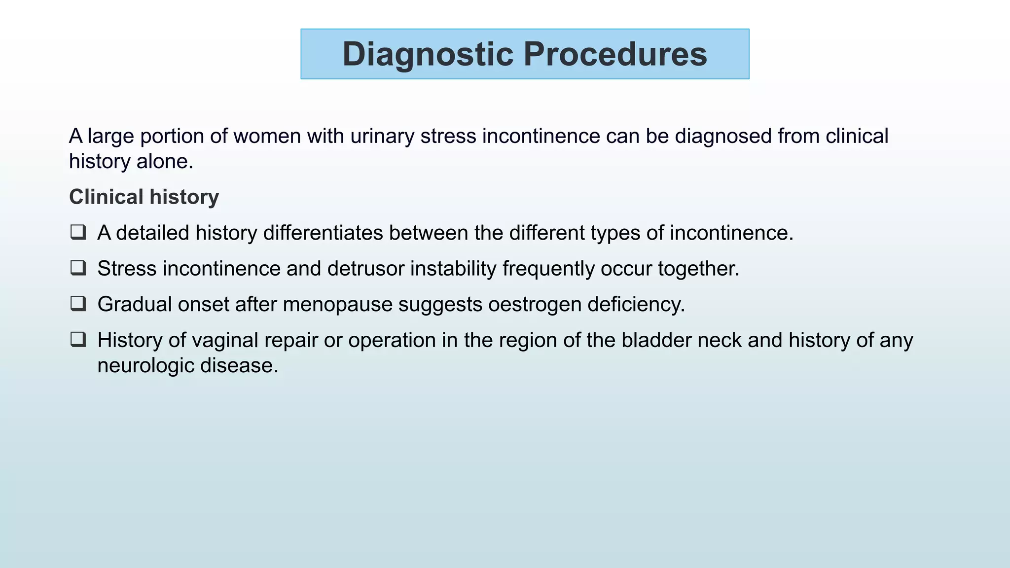 Incontinence | PPTX