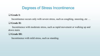 Incontinence | PPTX