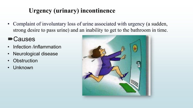 Incontinence | PPTX | Sexual Conditions | Sexual Health
