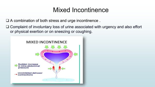 Incontinence | PPTX | Sexual Conditions | Sexual Health