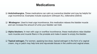 Incontinence | PPTX