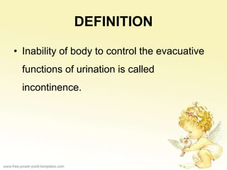 Incontinence | PPT | Sexual Conditions | Sexual Health
