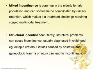 Incontinence | PPT | Sexual Conditions | Sexual Health