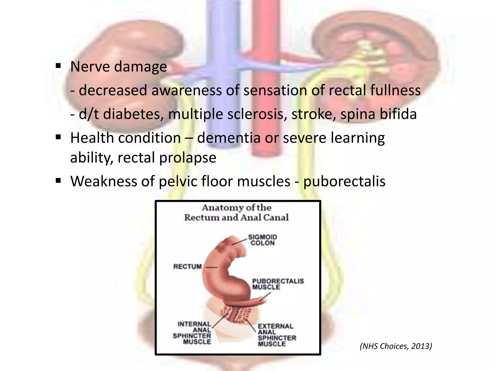 Incontinence bowel and bladder | PPTX