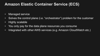 Containers at AWS: State of the Union | PPT