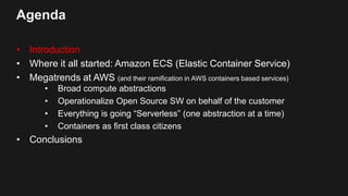 Containers at AWS: State of the Union | PPT