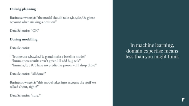 (In)convenient truths about applied machine learning | PPT