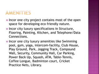 Incor one city | PPTX | Industrial Property | Real Estate