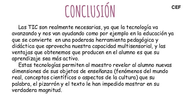 Incorporación a las tics en la enseñanza