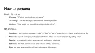 Incorporating a UX Mindset Early in Product Development | PPT