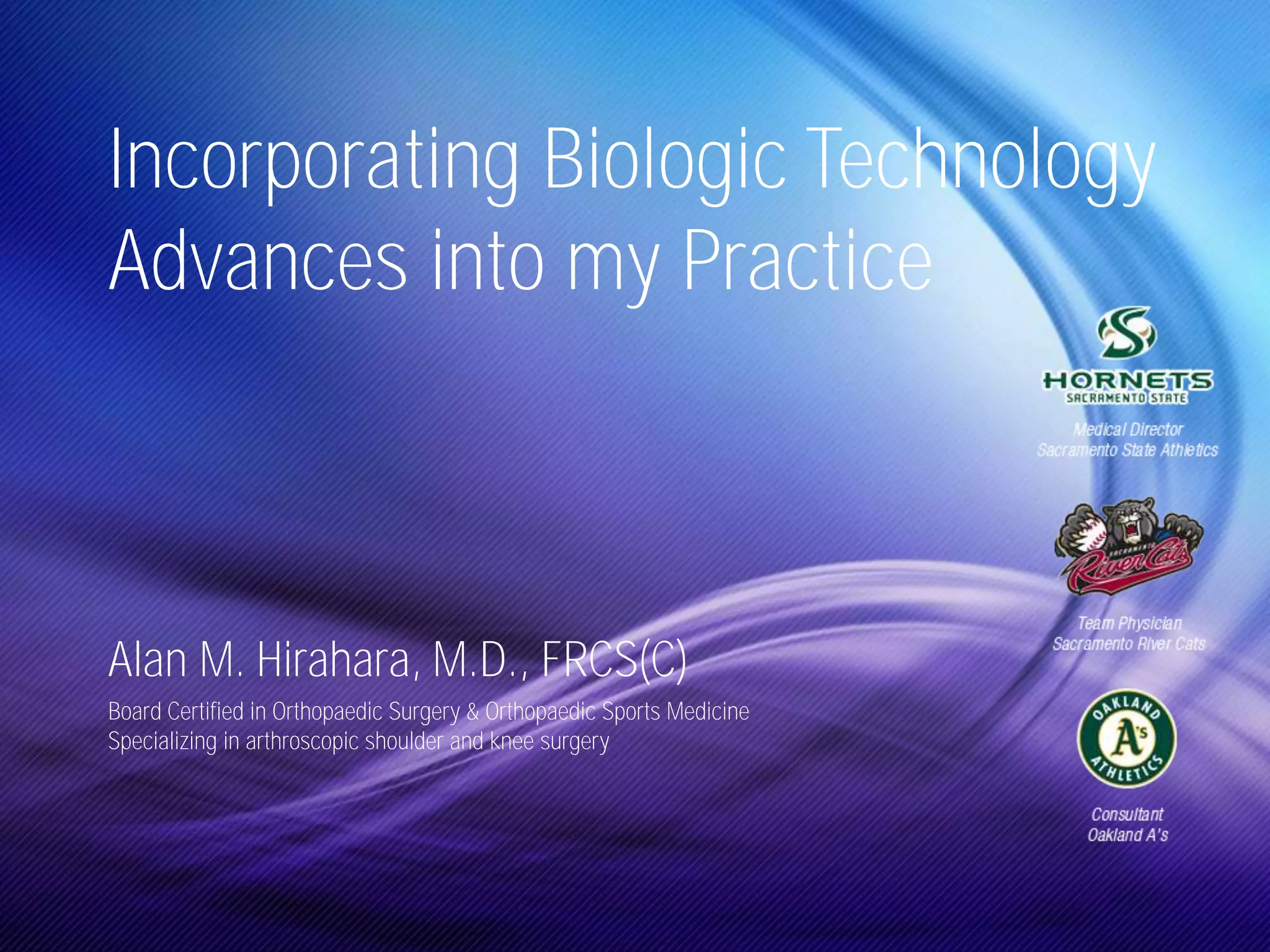 Incorporating Biologic Technology Advances into my Practice | PDF ...