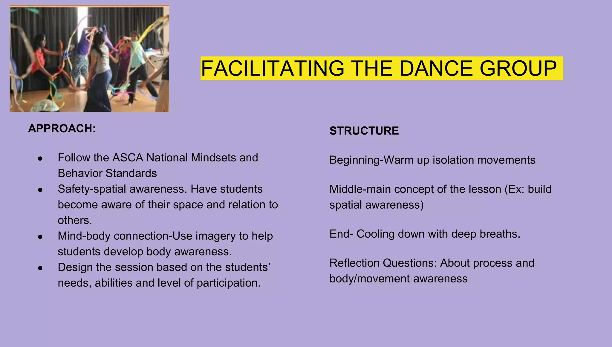 Incorporating Dance in School Counseling | PPTX