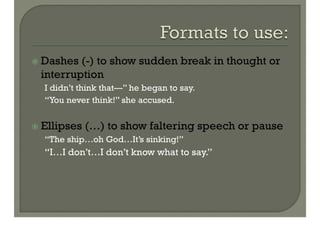 Incorporating Dialogue Into Your Short Story | PDF