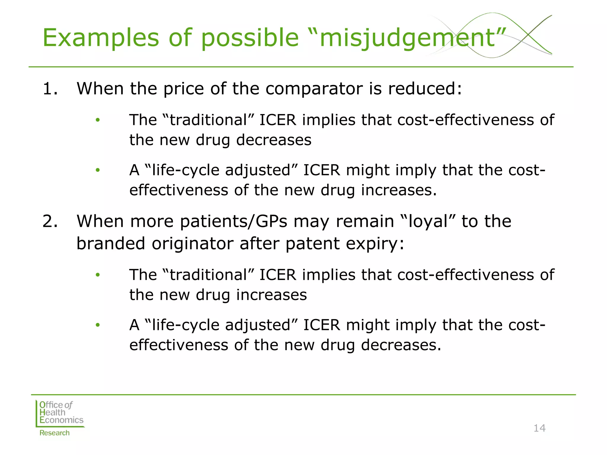 Incorporating Life-cycle Price Modelling into Pharmaceutical Cost ...