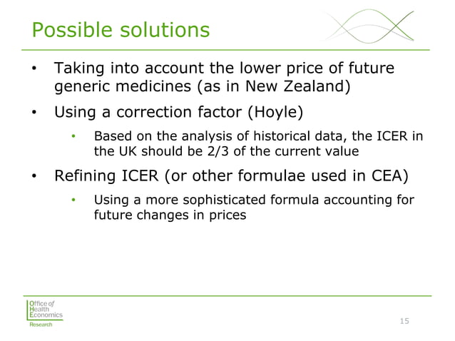 Incorporating Life-cycle Price Modelling into Pharmaceutical Cost ...