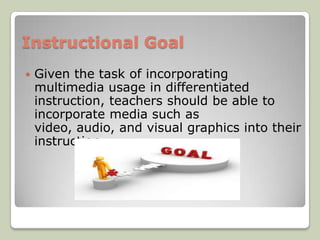 Incorporating multimedia in differentiated instruction | PPTX