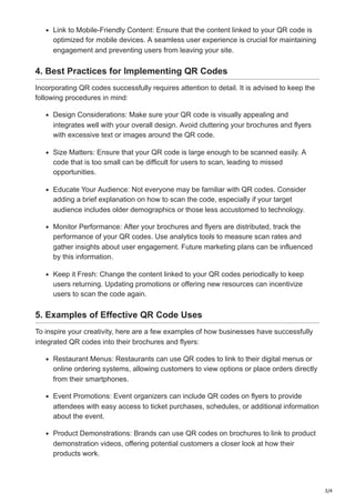 Incorporating QR Codes in Your Brochures & Flyers A Modern Approach.pdf ...