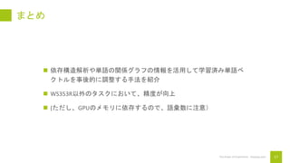 Incorporating syntactic and semantic information in word embeddings using graph convolutional ...