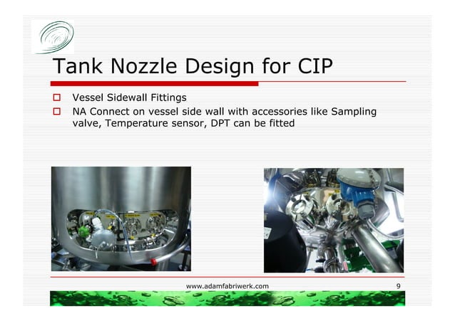 Incorporating The ASME BPE Guidelines For CIP For Biopharma Equipments ...